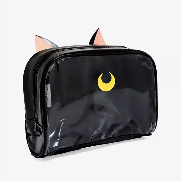 Hot Topic | Bags | Nwt Sailor Moon Luna Cat Ears Cosmetic Bag | Poshmark